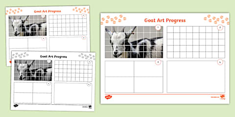 Farm Animal Paper Model Goat
