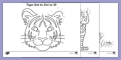 Tiger Do a Dot Activity