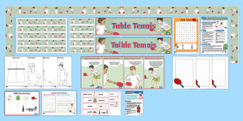Table Tennis PE Games Pack