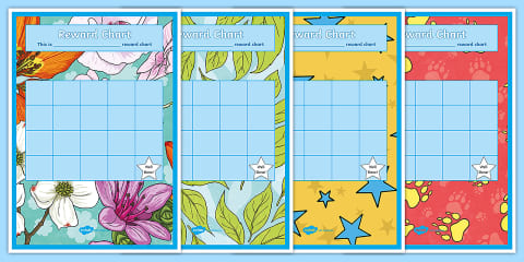 My Sticker Reward Chart - KS1 Resource