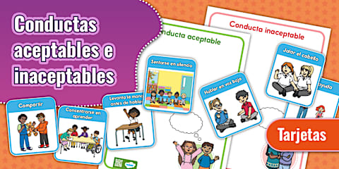 Tarjetas de apoyo visual para gestionar la conducta