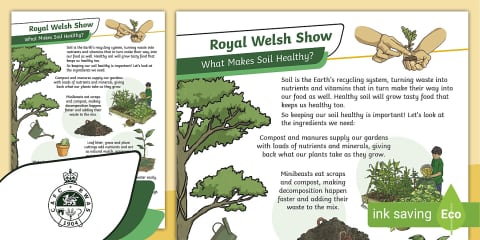 Winter Fair: Soil Layers Display Poster
