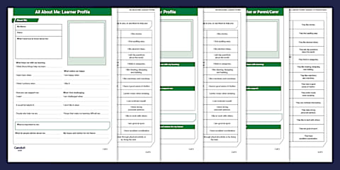 All About Me Social Studies Activity Sheet