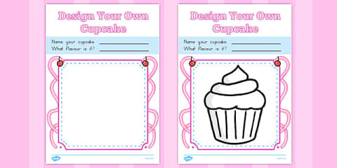 Decorate Your Own Cupcake Worksheet