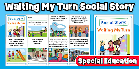 It's OK When Someone Says No Social Story Booklet for Special Education