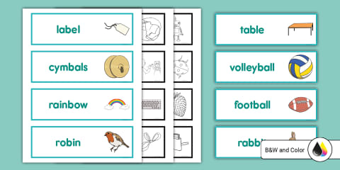Medial m Phonics Word Cards for 1st-3rd Grade