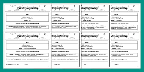 Fourth Grade Customary Measurement Conversion Chart