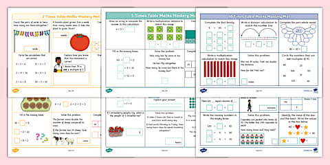 Identifying Multiples of 2, 5 and 10 Worksheet