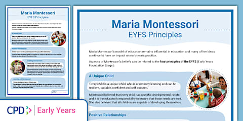 Maria Montessori (Handout)