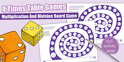 4 Times Table Speed Game