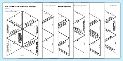 Blank Tarsia Puzzle Templates