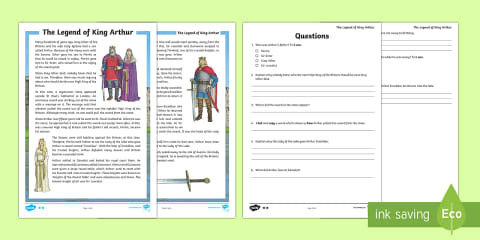 Arthurian Legend - Research Activity