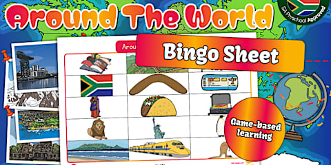 Preschool: Around the World: Fact Cards