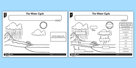 The Water Cycle Information Poster