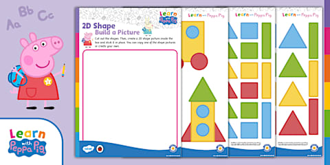 Pictures of Flat 2D Shapes Activity Pack