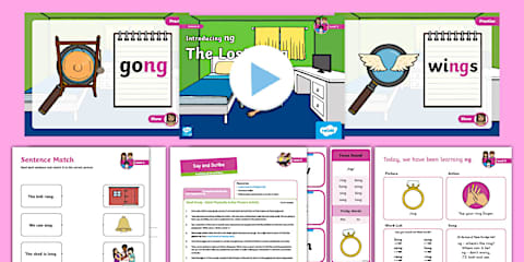 'j, v, w, x' Phonics Lesson Pack - Level 3 Week 1 Lesson 5