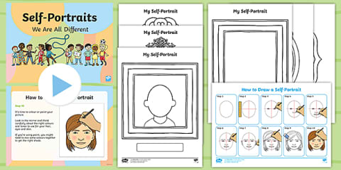 Picasso Self-Portrait Cut and Stick Activity