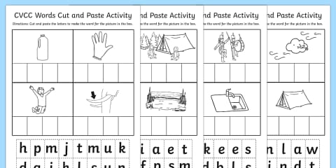 Phase 4 CVCC Circle That Word Worksheet