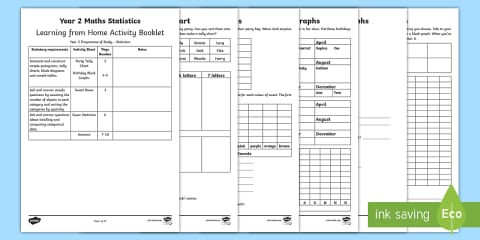 Year 2 Maths Statistics Worksheets