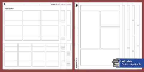 8 Box Storyboard Mapping Template