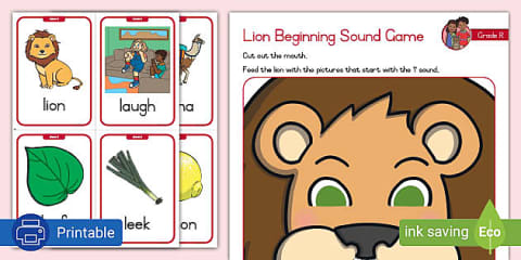 Gr. R Phonics Printable Game: S Sound