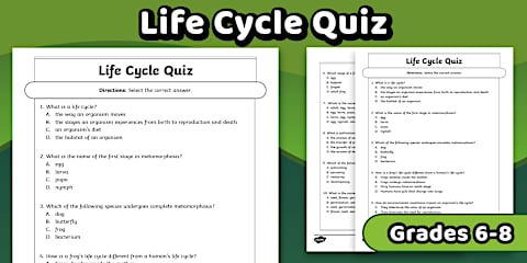 Seventh Grade Evolution Assessment