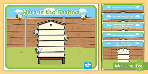 Beehive Ten-Frame Counting Activity