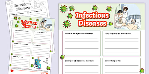 Germs and Diseases Cloze Passage Differentiated Worksheet