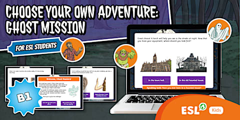 ESL Choose Your Own Adventure: Superheroes [Kids, B1]