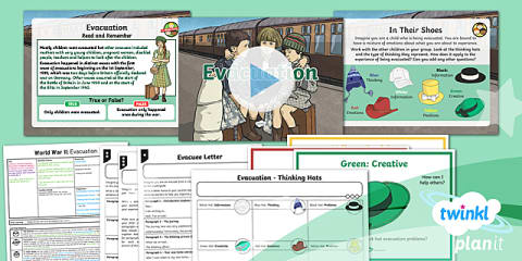 KS2 Second World War Evacuee Diary Writing Resource Pack