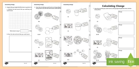 Australian Coins and Notes Printable Resource Pack