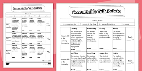 Accountable Talk | Resource Pack | Twinkl USA