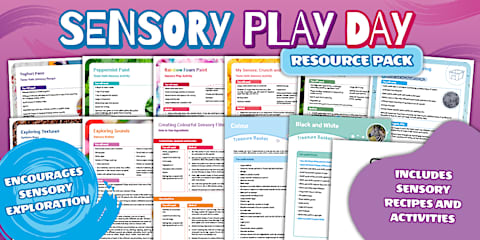 Messy Play - Taste-Safe Sensory Recipe Activities