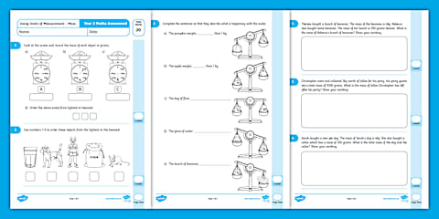 Year 3 Measurement: Measuring Everyday Items Lesson 1