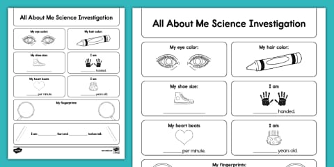 Back to School Science Booklet
