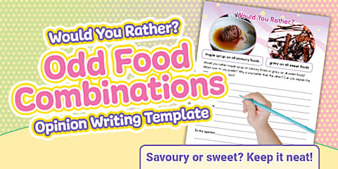 Cherry Blossom Photo Caption Writing Template