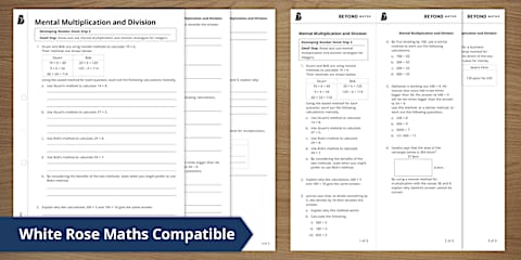 Mental Addition and Subtraction