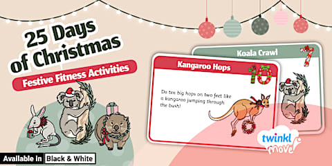 Christmas Fitness Bingo