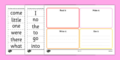 Read It, Make It, Draw It Maths Activity Mat