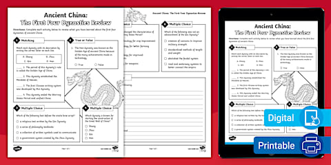 Fifth Grade The Great Wall of China Reading Comprehension Worksheet