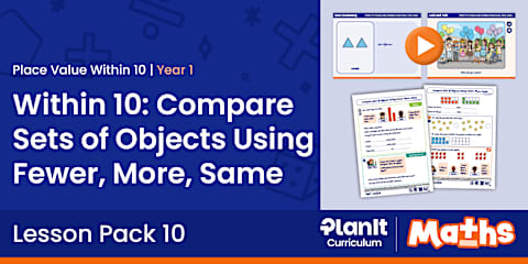 Compare Groups by Matching Maths Activity Sheets