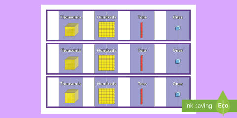Place Value Number Expander Template