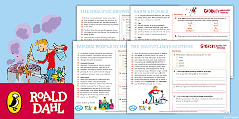 Year 3 'George's Marvellous Medicine': Reading Lesson 4