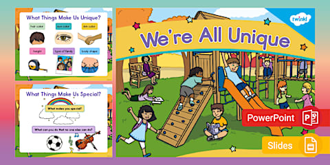 It's OK To Be Different! Autism Awareness PowerPoint & Google Slides