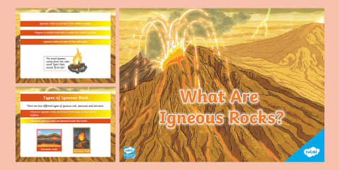 Igneous Rocks Hexagon Writing Template