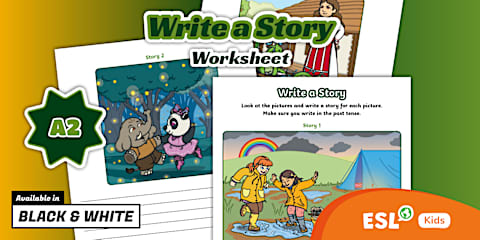 ESL Story Writing Activity [Kids, A2]