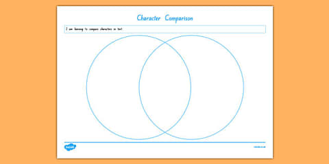 Character Comparison Venn Diagram Worksheet