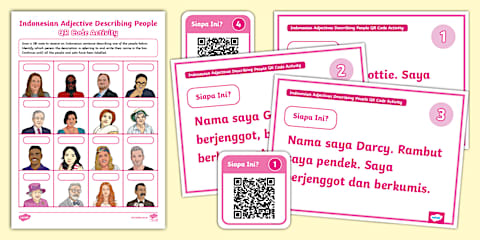 QR Code Hunt - Indonesian Place Names Puzzle