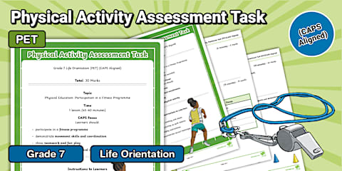 Grade 7 - English HL - Term 3 - Test (CAPS Aligned)