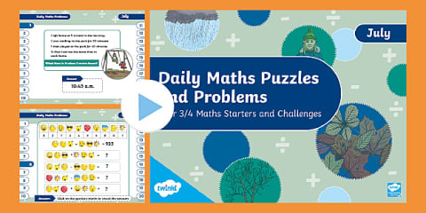Morning Maths Activities PowerPoint